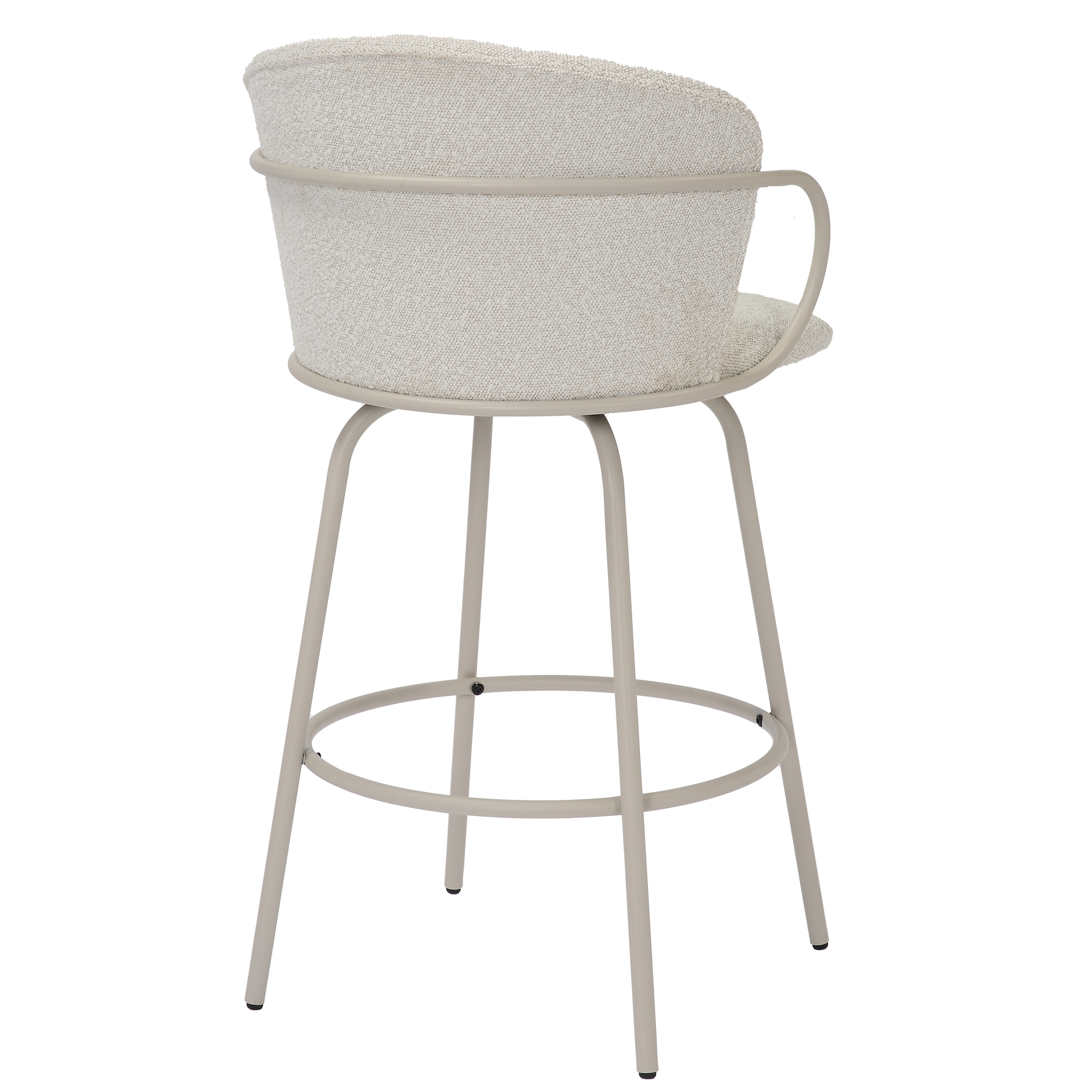 Kalani 26" Counter Stool w/Swivel, Set of 2 in Beige